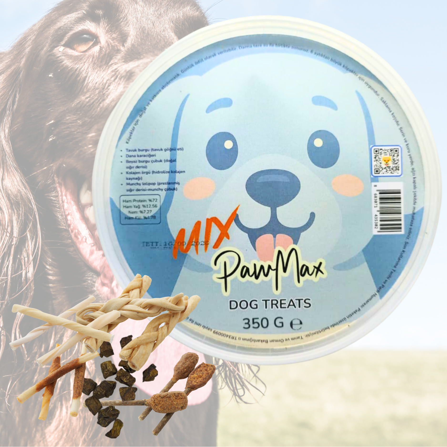 PawMix Karışık Ödül Kovası – Pawmax.pet